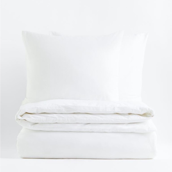 H&M | Bedding | Hm King White Cotton Duvet X2 King Pillowcases | Poshmark